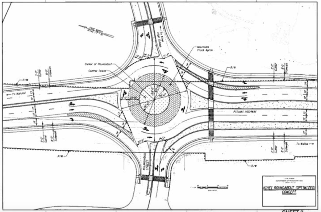 MAUI NEWS: Roundabout could be ready by school opening | Kihei ...